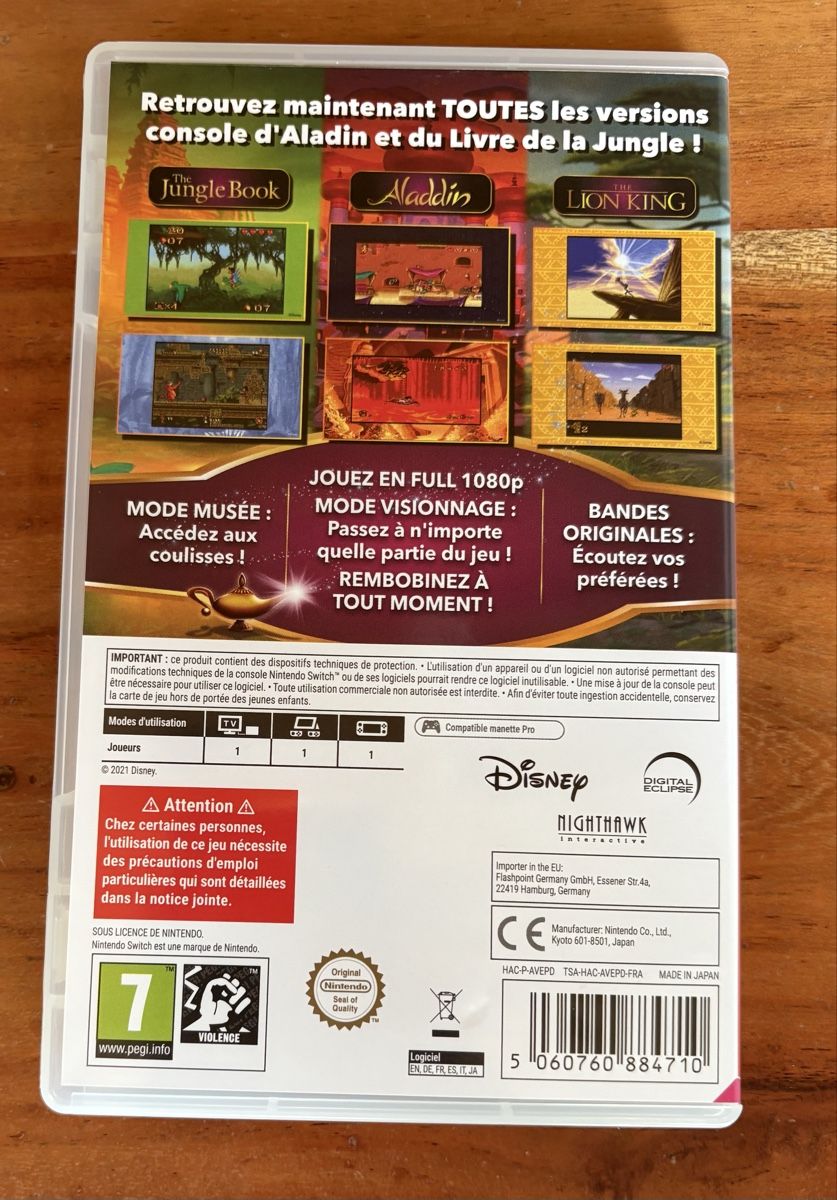 Nintendo Switch : Disney Classic Games Collection Neuf (Gebraucht) in ...