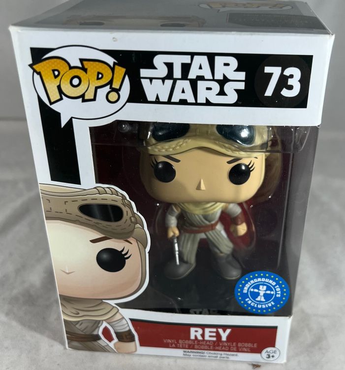 Funko Pop! Star Wars – Rey (#73) – Underground Toys Exclusiv (Gebraucht ...
