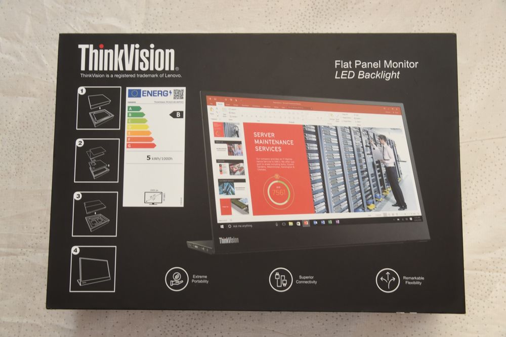 Lenovo ThinkVision M14 Flat Panel Monitor (Neu (gemäss Beschreibung ...