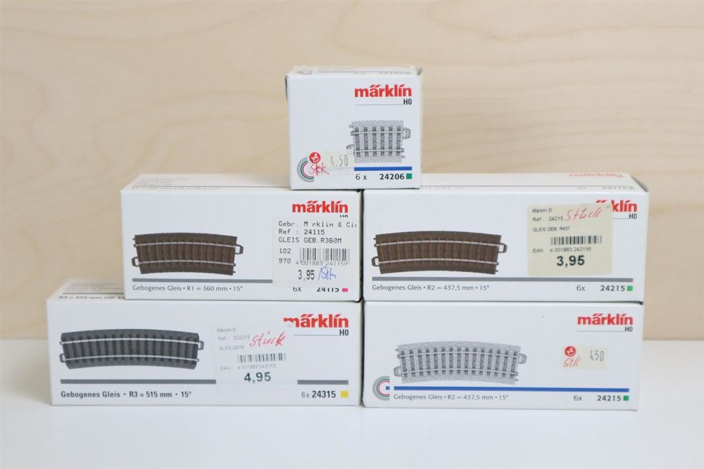 Märklin 30 x C-Gleis Kurve - Fabrikneu 24215 / 24315 | Kaufen auf Ricardo