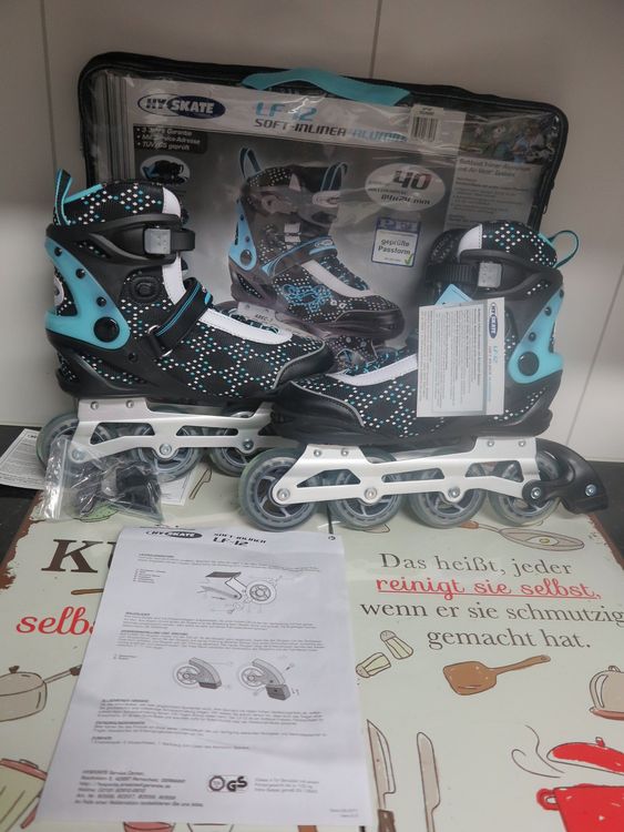 HySkate LF12 DamenSoft-Inline Skates Air-Vent System Gr. 40 (Neu und ...