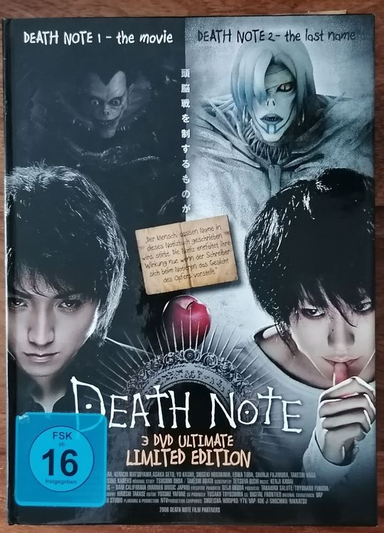 Death Note 1+2 - 3 DVDs Limited Edition (Neu (gemäss Beschreibung)) in ...