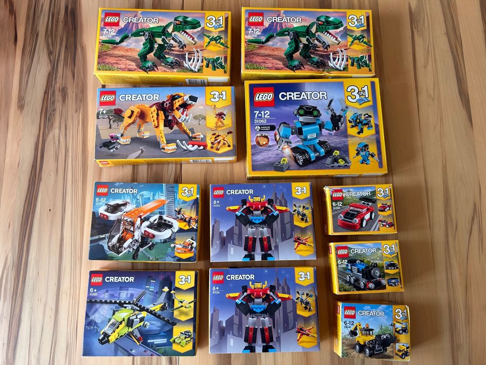 Lego Creator 3in1 MEGA Set 1 (Gebraucht) in für CHF 89 – mit Lieferung ...
