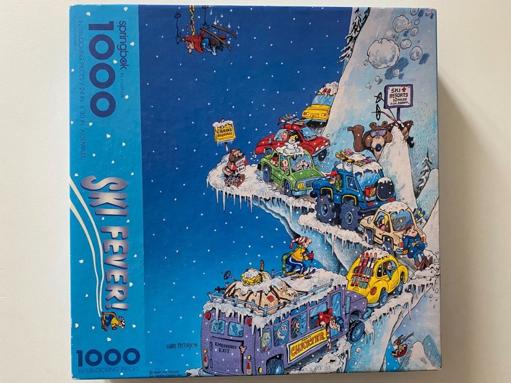 Ski Fever. Springbok-Puzzle 1000er spezielle Teile (Gebraucht) in ...