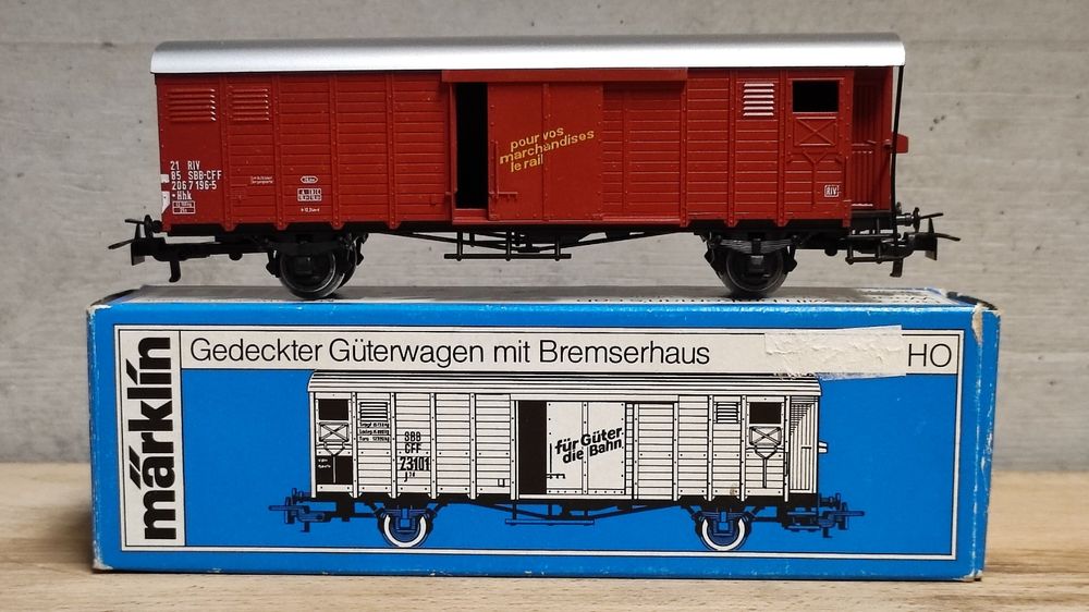 Märklin 4698 SBB Güterwagen "für Güter die Bahn" OVP (Gebraucht) in für ...
