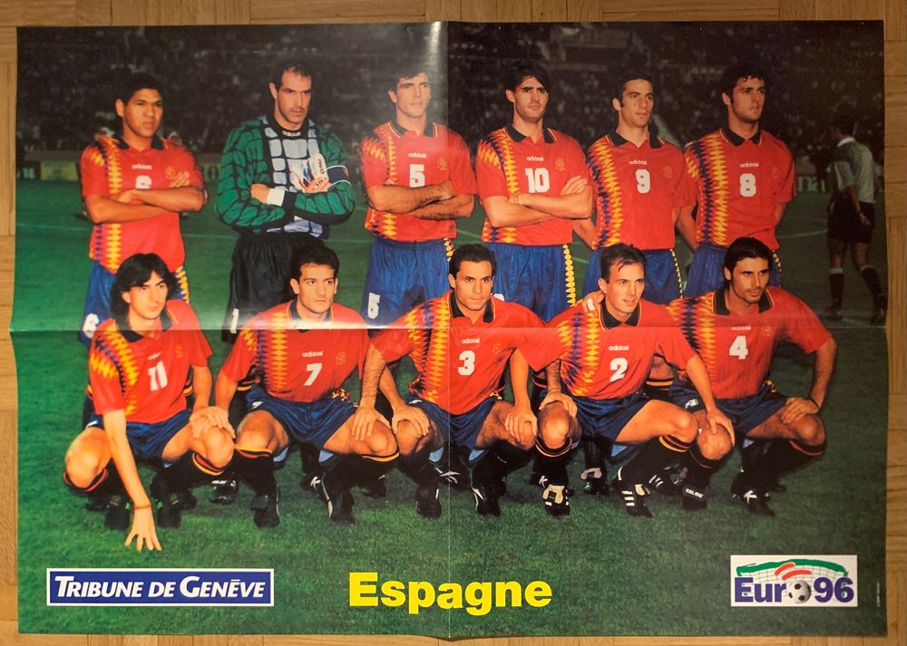 Poster Football Espagne Euro 1996 | Kaufen auf Ricardo