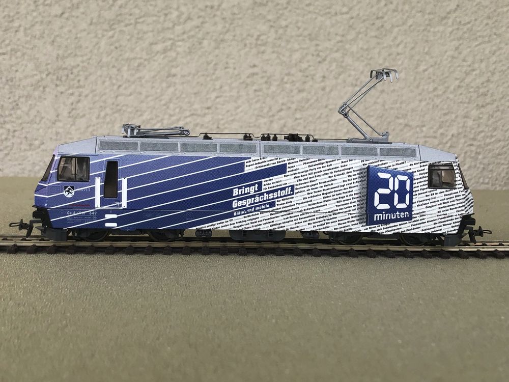 BEMO 1259 149 Ge 4/4 III 649 "20 Minuten" (Gebraucht) in Echandens für CHF 235 – mit Lieferung ...