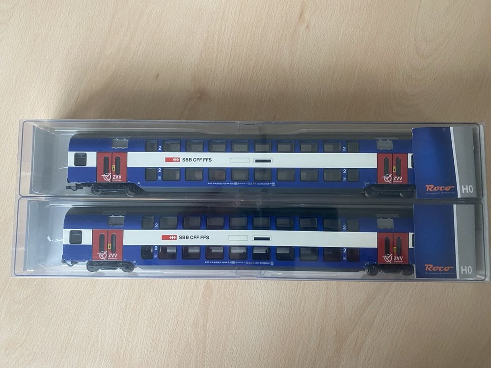 Roco HO 64131 SBB ZVV Set Doppelstockwägen | Kaufen auf Ricardo