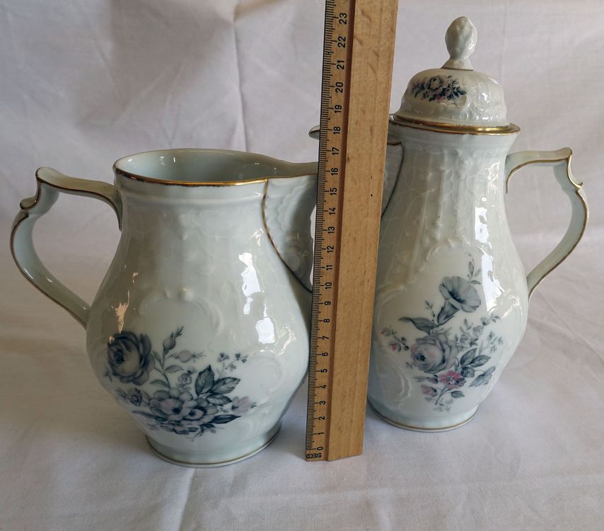 ROSENTHAL SANSSOUCI KAFFEEKANNE UND MILCHKANNE _GLS (Gebraucht) in Sala Capriasca für CHF 29 ...