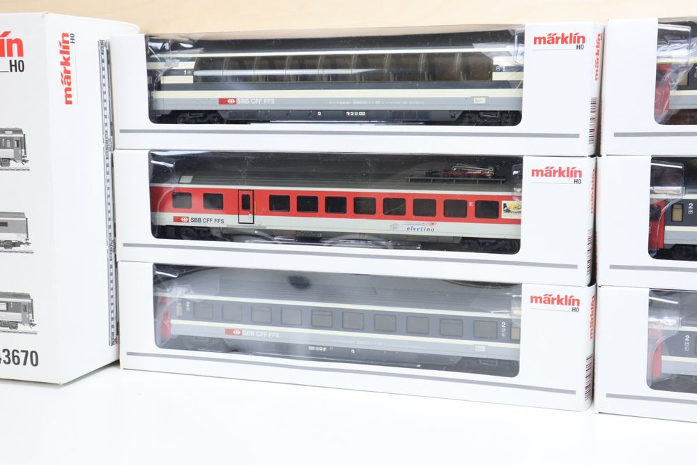 Märklin SBB EuroCity - Schnellzugwagen Set 43670 (Gebraucht) in ...