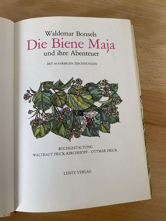 Die Biene Maja und ihre Abenteuer - Waldemar Bonsels/1981 (Gebraucht ...