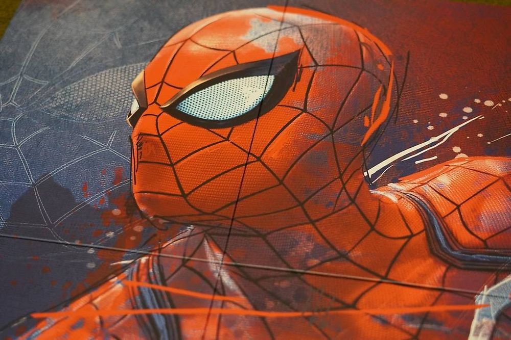 Spiderman Displate Poster 90cm x 64cm XL - Neupreis 200CHF (Neu (gemäss ...