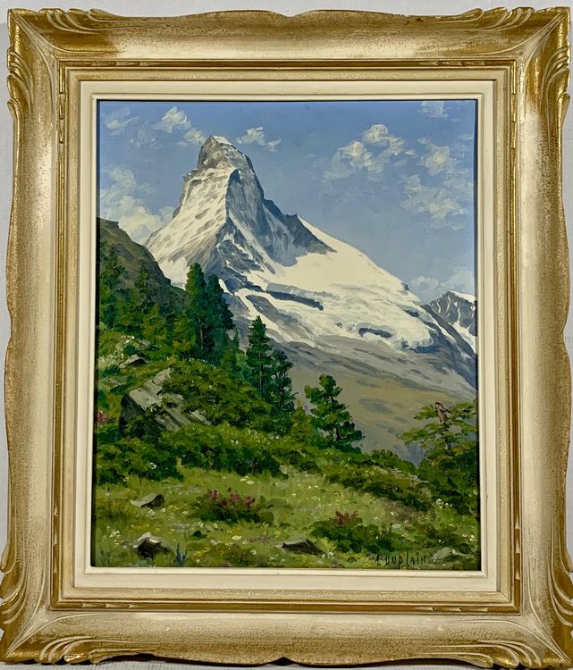 Albert Duplain (1890-1978) Berglandschaft Gemälde (Gebraucht) in für ...