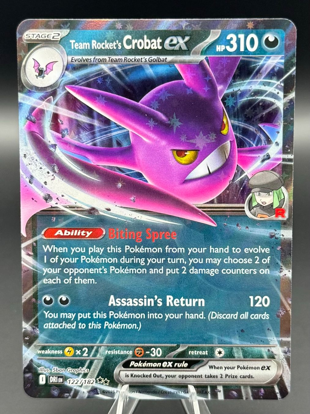 Team Rocket’s Crobat ex 122/182 EN Destined Rivals (Neu (gemäss ...