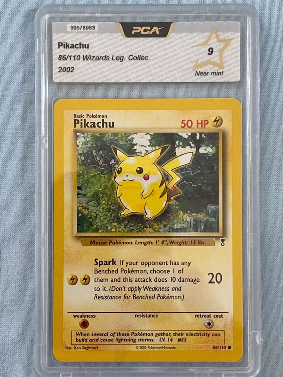 Pikachu Legendary Collection PCA 9 | Kaufen auf Ricardo