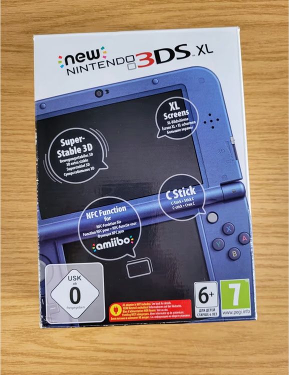 New Nintendo 3DS XL mit OVP Metallic Blue | Kaufen auf Ricardo