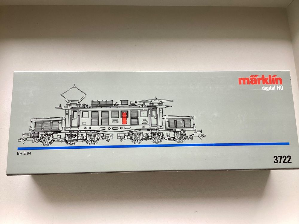 Märklin 3722. Nur komplette Schachtel BR E 94. Ohne Lok. (Gebraucht) in ...