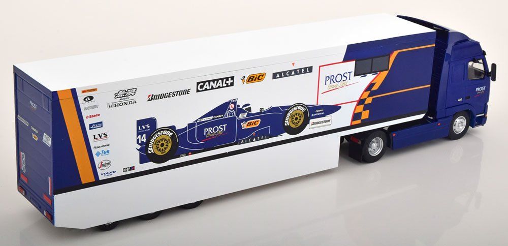 Volvo FH12 Prost F1 Team Truck / camion transport F1 / 1:43 (Neu und ...