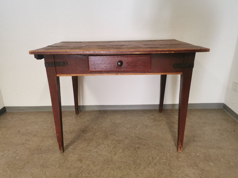 Alter Tisch Küchentisch mit Schublade 104x74x69cm (Gebraucht) in Toffen ...