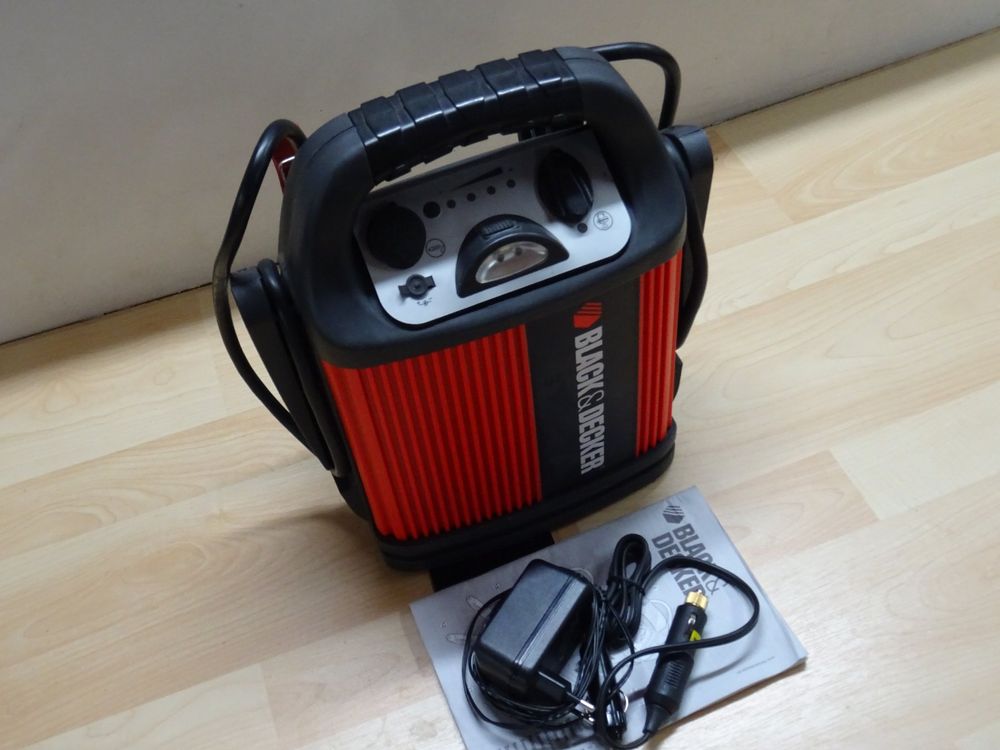 Starthilfe Jump Starter Black&Decker BDV012I mit Kompressor (Gebraucht ...