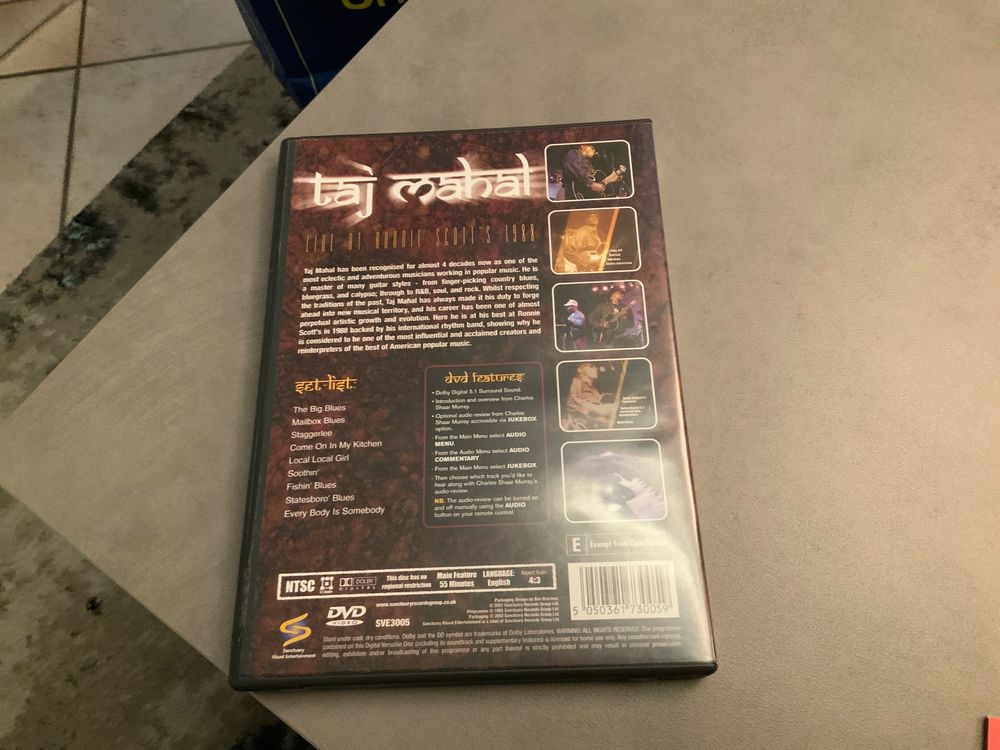 Taj mahal, live at Ronnie Scott’s 1988, DVD (Gebraucht) in Uster für CHF 10 – mit Lieferung auf ...