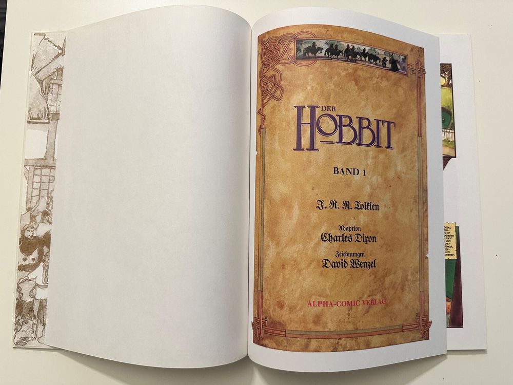 Comics DER HOBBIT BAND 1 von J.R.R. Tolkien - Hardcover (Gebraucht) in ...
