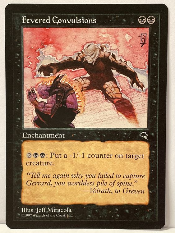 Magic The Gathering - Fevered Convulsions (Neu (gemäss Beschreibung ...