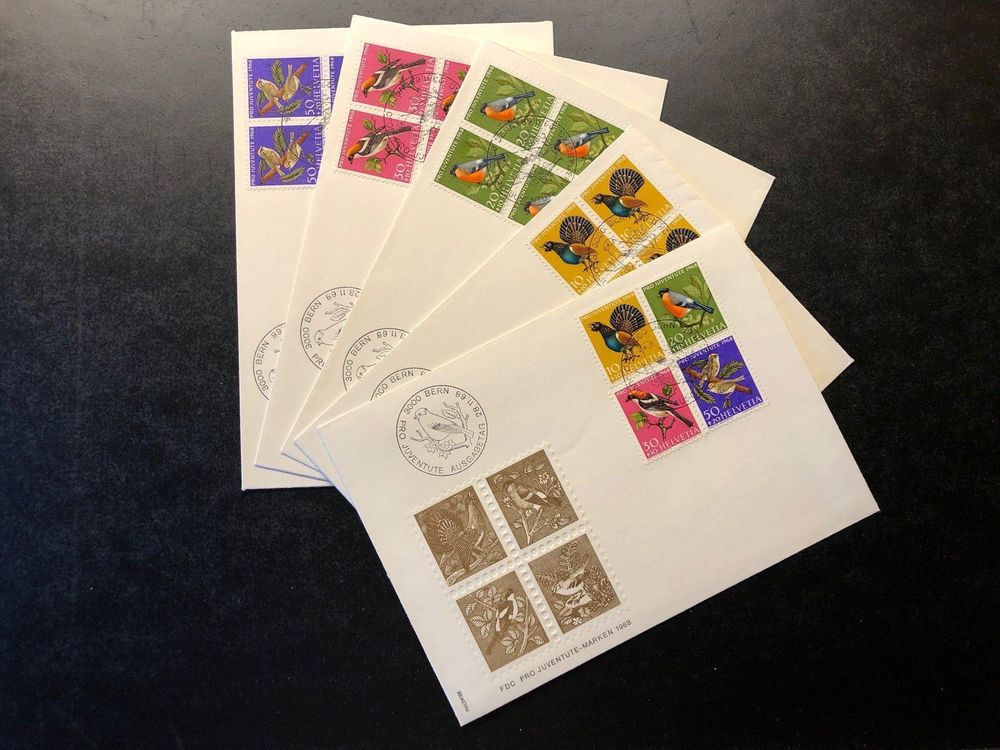 FDC Pro Juventute Einheimische Vögel 1968 ET (Neu (gemäss Beschreibung)) in Kirchenthurnen für ...