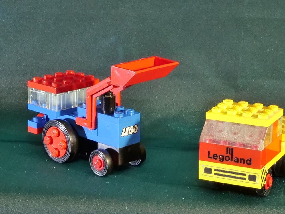 Alte Lego Tieflader mit Schaufelbagger / Lego 682 sehr alt (Gebraucht ...