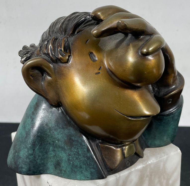 Loriot (1923-2011) Bronze Skulptur | Kaufen auf Ricardo