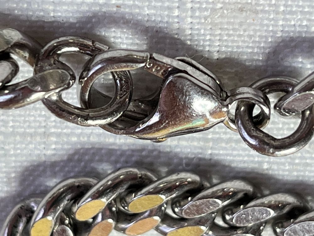 Silber Panzerkette 925 60 cm Lang | Kaufen auf Ricardo