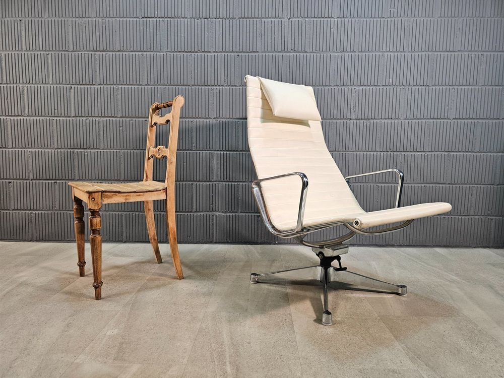 Style Eames EA 124 Sessel Drehstuhl Alu Lounge Chair Vintage | Kaufen auf Ricardo