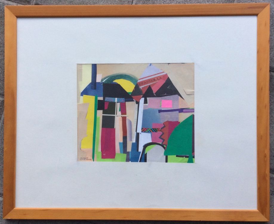 Elisabeth THALMANN (1918-2000) Mischtechnik Collage | Kaufen auf Ricardo