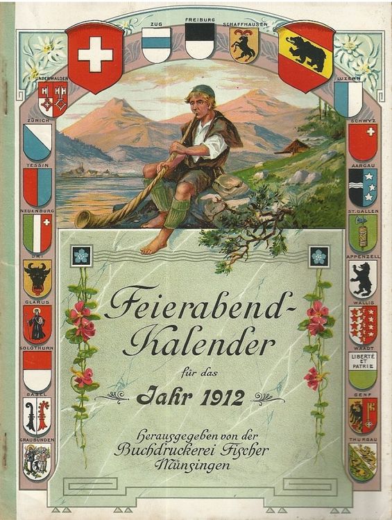 Berner Feierabend-Kalender für das Jahr 1912 (Gebraucht) in Bern für ...