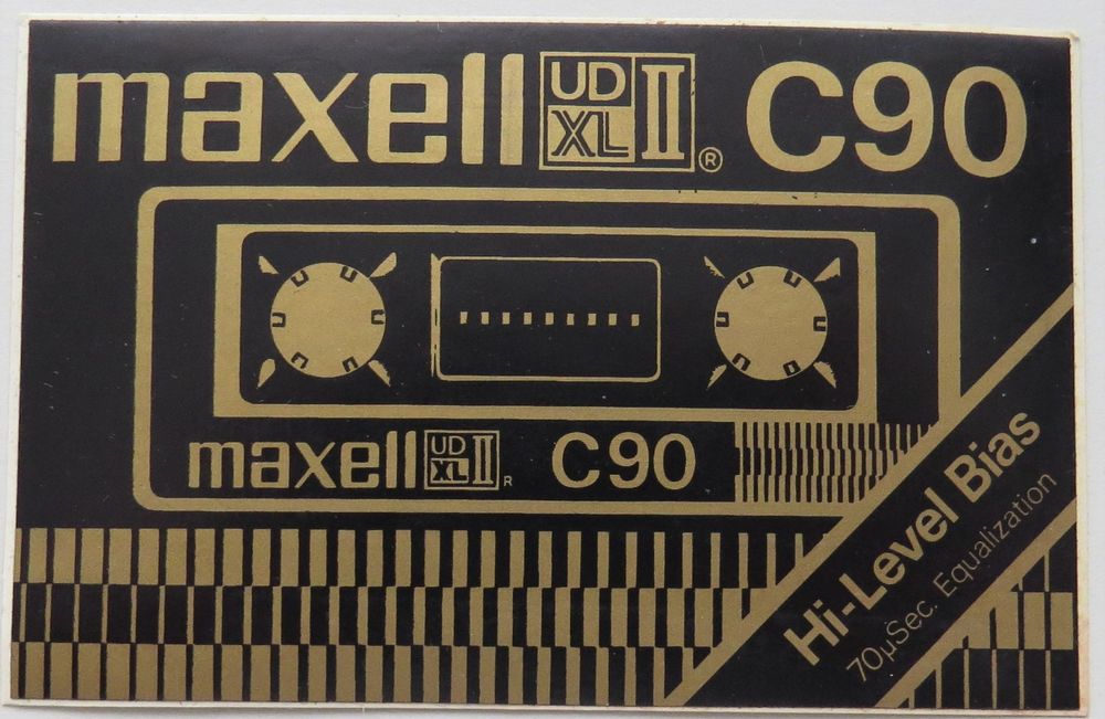 Sticker Maxell Cassette | Kaufen auf Ricardo