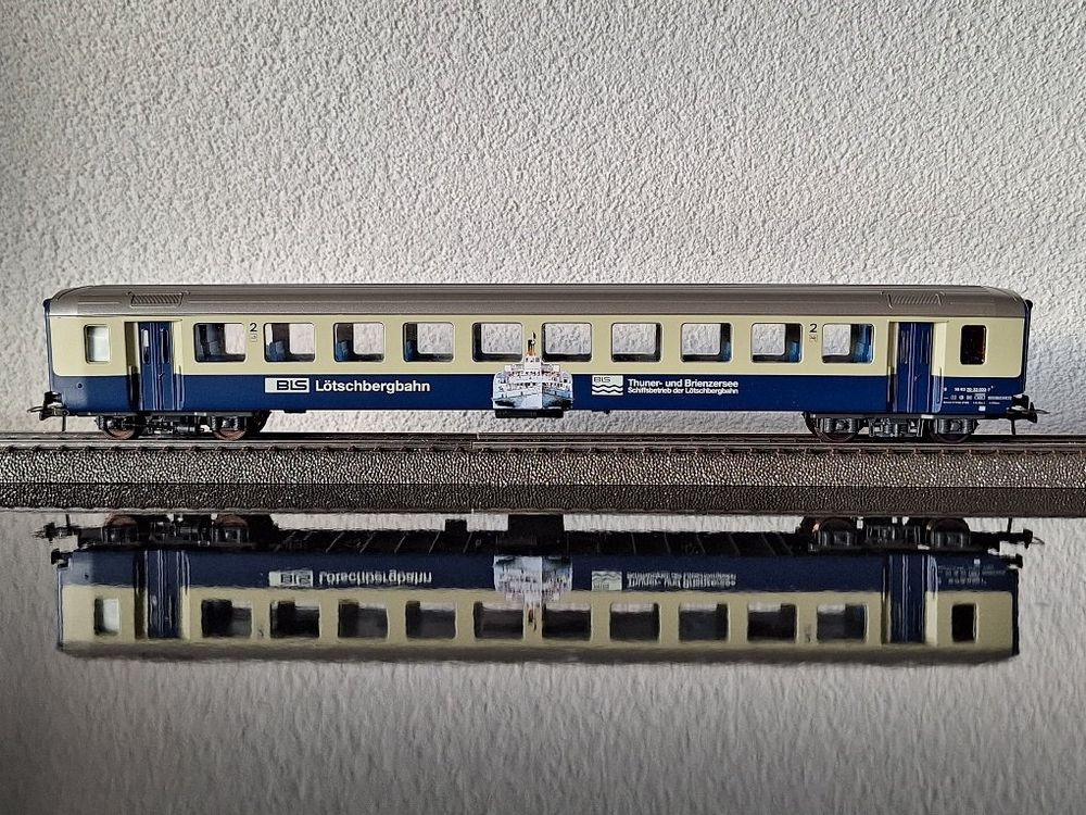 Hag HO. Voiture BLS 2ème classe, " Thunersee ", selon photos (Neu und ...