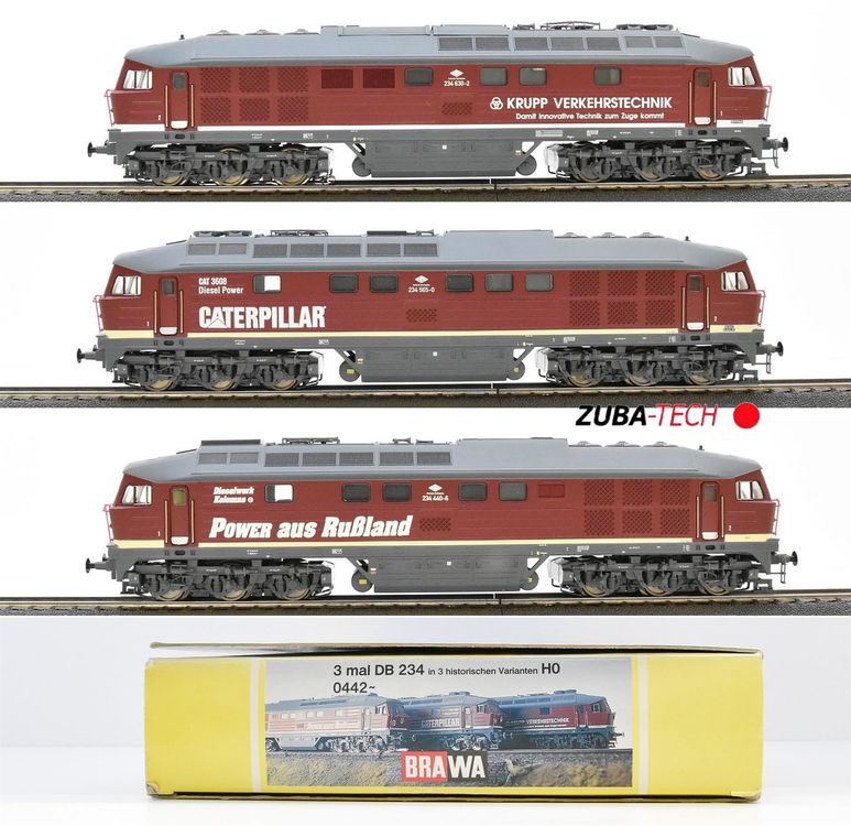 Brawa 0442 Lok-Set 3tlg. BR 234 DR H0 WS (Gebraucht) in St. Gallen für ...