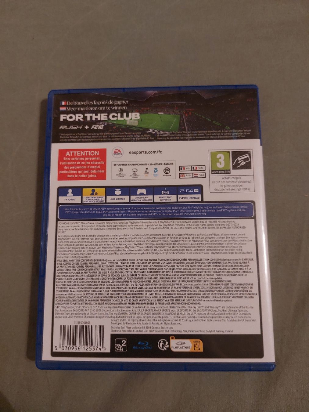 jeux fc 25 ps4 (D'occasion) à Bonfol pour CHF 10 – avec livraison ...