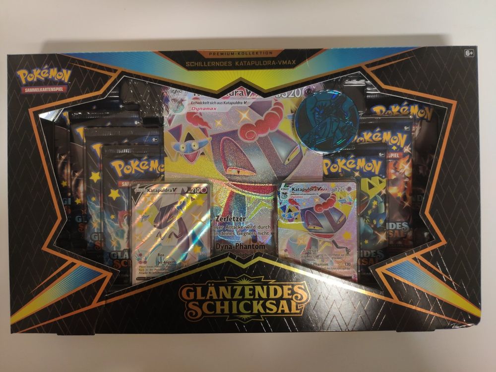 Pokemon Premium Glänzendes Schicksal Shiny Katapuldra VMAX (Neu und ...