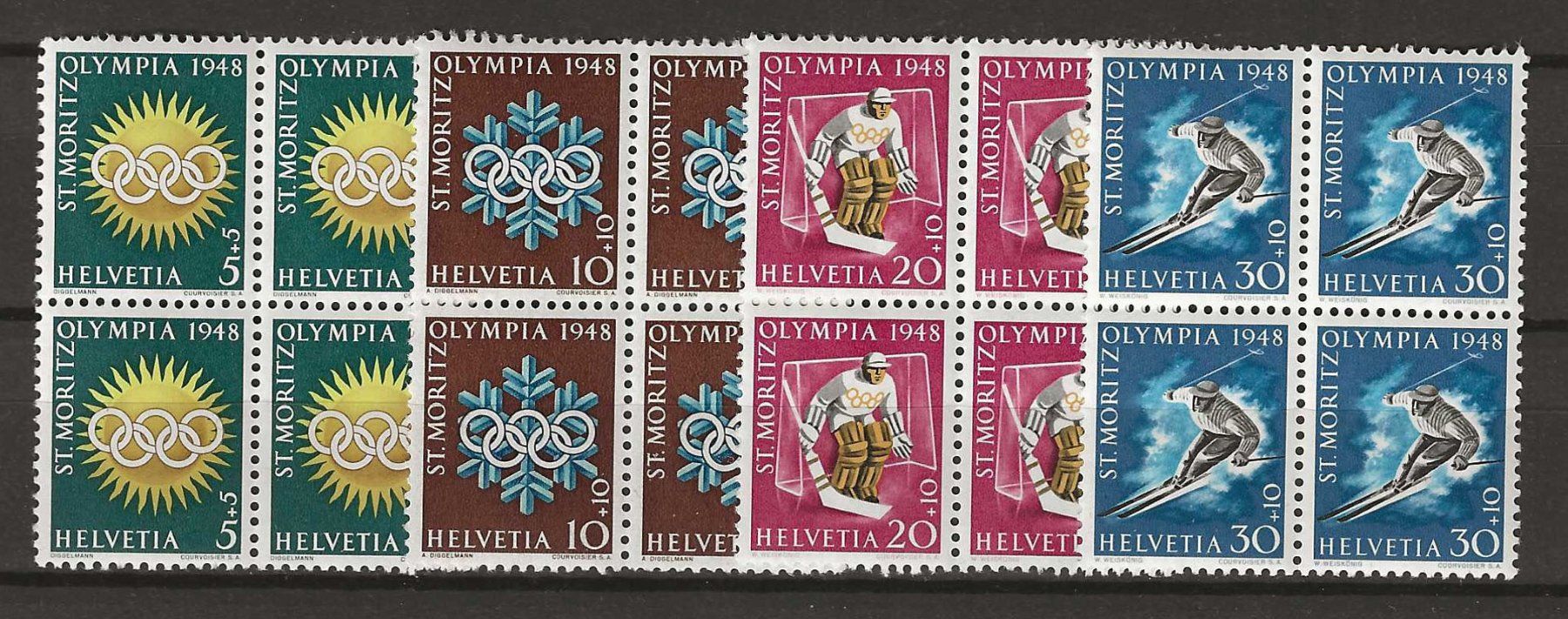 CHw25W - Jo St-Moritz bloc 4 ** (Gebraucht) in Trélex für CHF 3 – mit ...