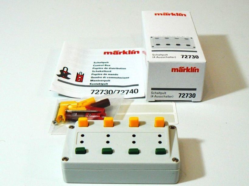 Märklin 72730 Stellpult mit 4 Umschalter Ein-/Aus (Gebraucht) in ...