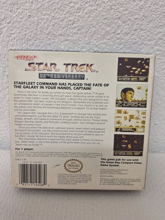 Nintendo Game boy Star Trek 25th Anniversary komplett (Gebraucht) in ...