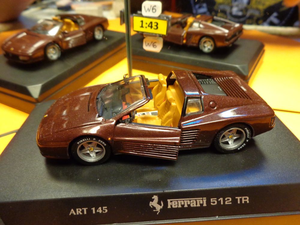 Ferrari 512 TR 1/43 (mit Box) Detal-Car (W6) (Neu (gemäss Beschreibung ...