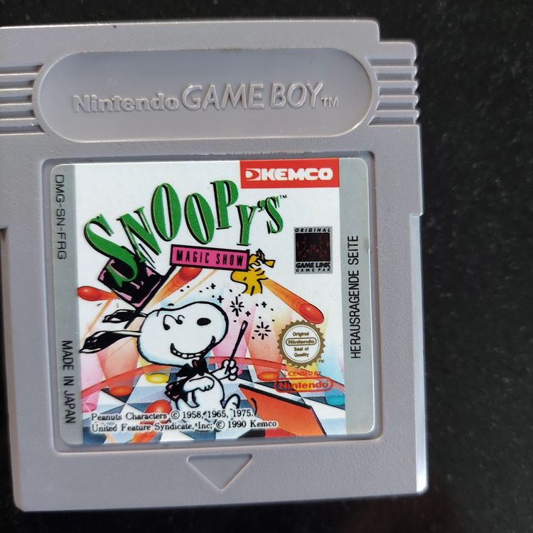 SNOOPY'S MAGIC SHOW (PAL) - NINTENDO GAME BOY (Gebraucht) in für CHF 11 ...