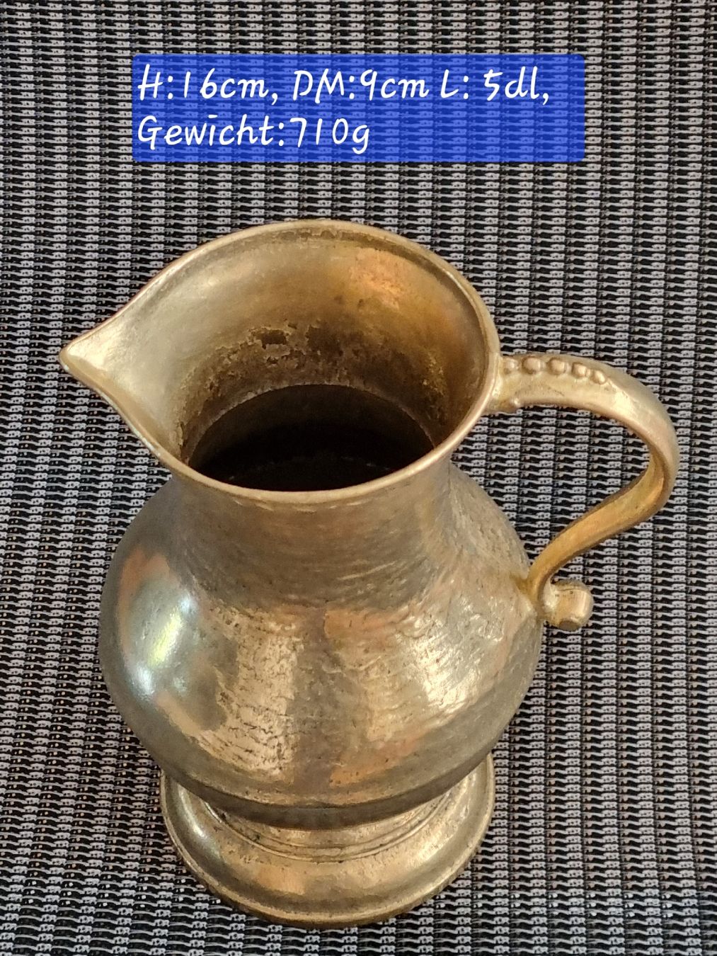 Messing-Krug 5dl mit Henkel (Gebraucht) in Laupen BE für CHF 20 – mit ...