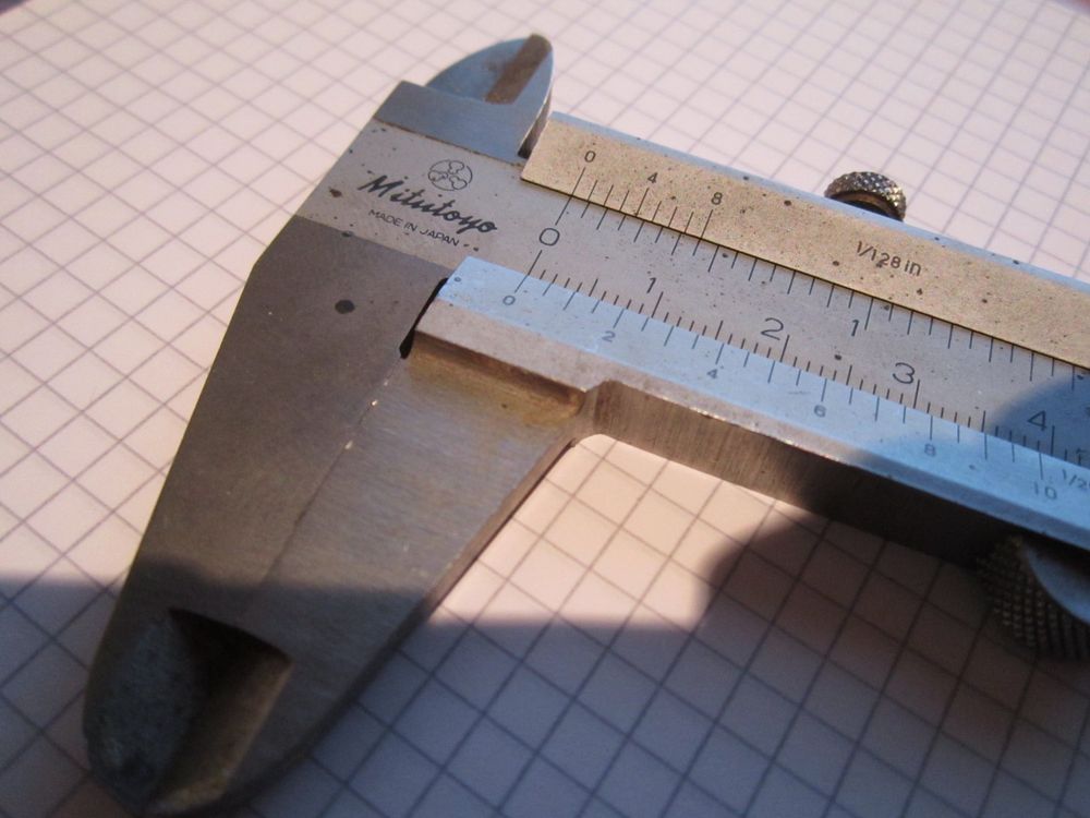 Schieblehre Mitutoyo 2 x Messing Schieblehre Messschieber | Kaufen auf ...