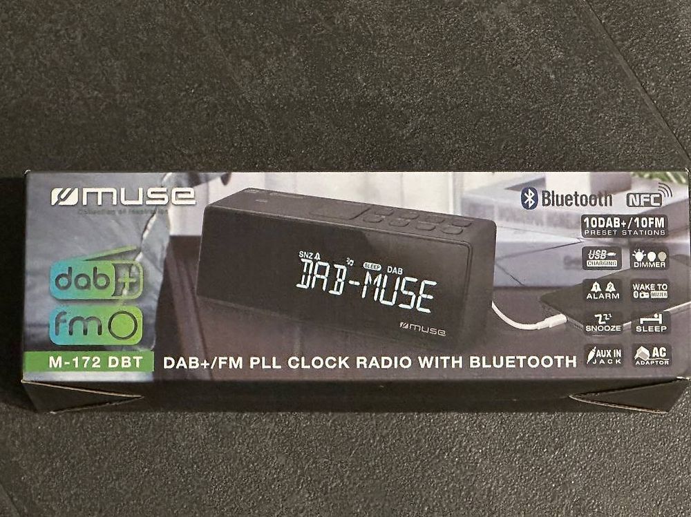 Muse M-172 DBT dab+/FM Radio mit Bluetooth (Neu und originalverpackt ...