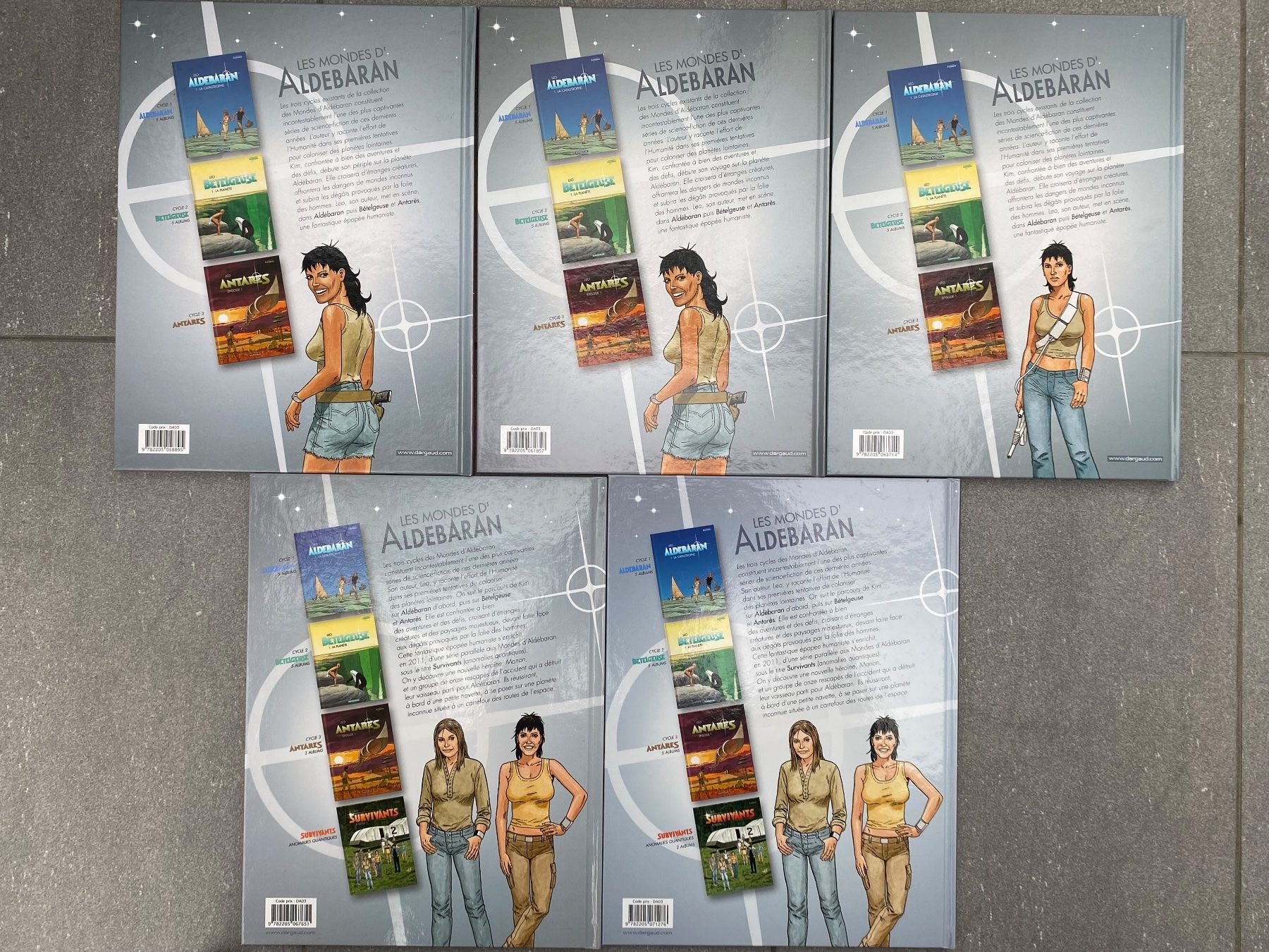 Lot BD Leo - Antares T1-T5 Intégrale (D'occasion) à Plan-les-Ouates ...