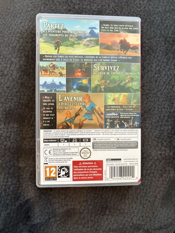 Zelda Breath of the Wild - Nintendo Switch - parfait! (D'occasion) à ...