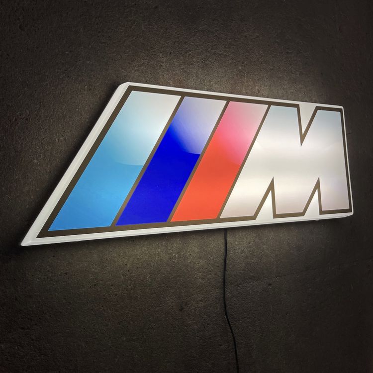 BMW M POWER LED Leuchtreklame Vintage Style (Neu und originalverpackt ...